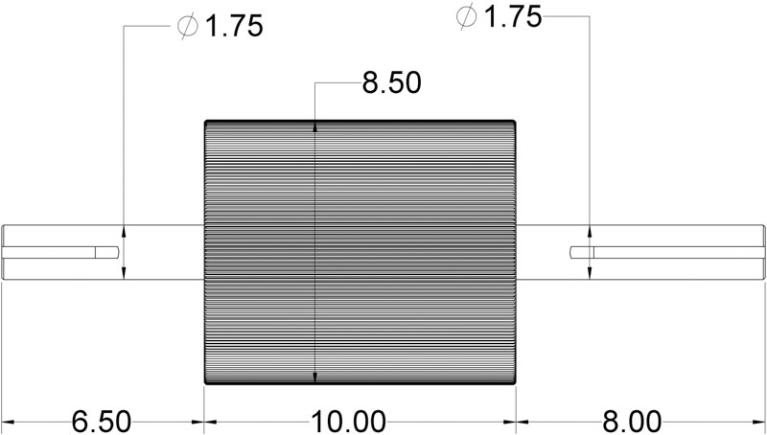 Horning® 106-tooth Heat Treated Straight Tooth Roll — RAUTO400HT4 ...